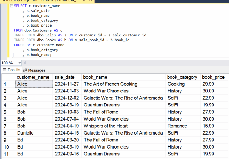 EXISTS and correlated subqueries combo - Shane Driscoll